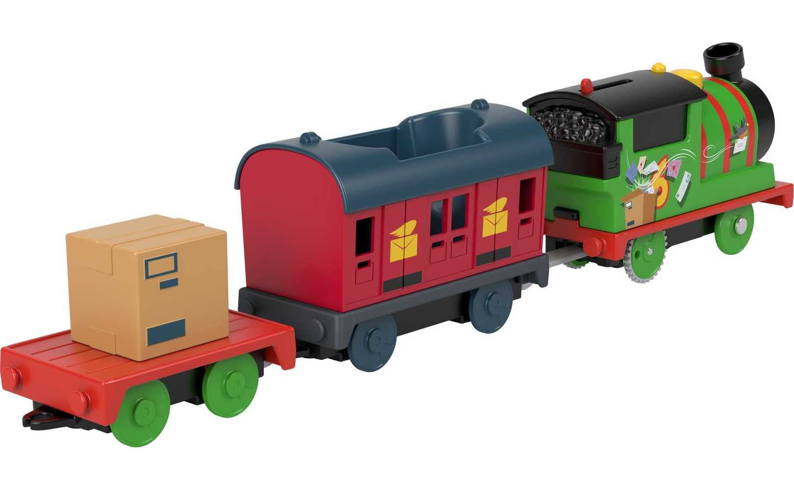 Thomas & Friends Percy Toy Train with Motorized Engine and Mail ...