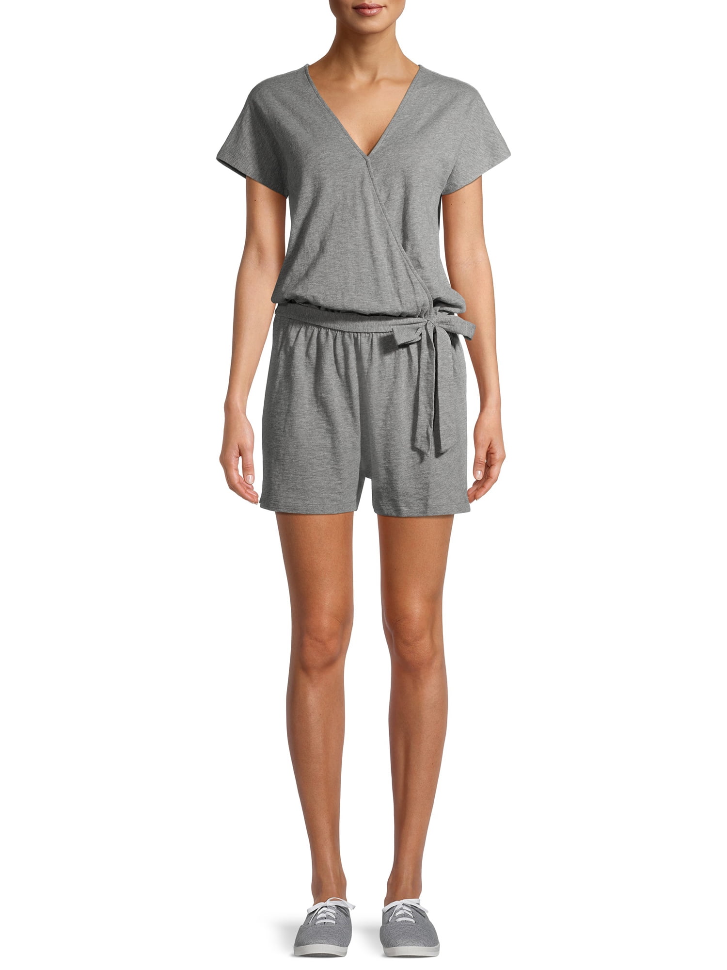 TIME AND TRU WOMEN`S KNIT ROMPER - Walmart.com