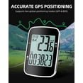 GJX Bike Computer Bike Speedometer GPS Wireless Cycling Computer with ...