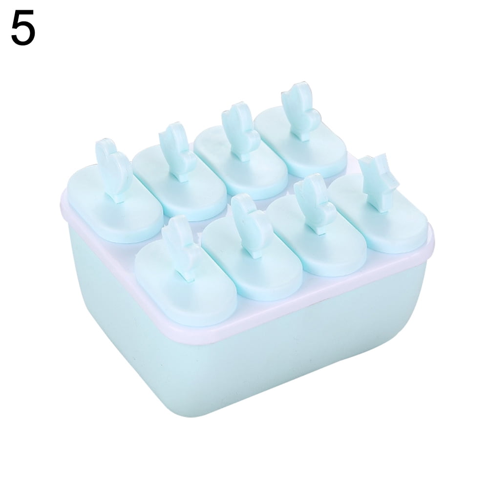 Plastic Popsicle Ice Cream Mold Maker Tray Cube DIY Kitchen Tool with ...