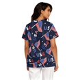 Binienty American Flag Pattern Healthcare Workwear Breathable Stretchy ...
