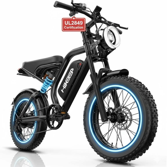 1500W Peak Folding Electric Bike for Adults, 48V 25Ah UL 2849 Certified ...