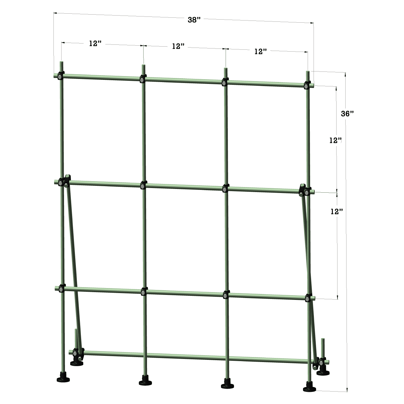 Lee Engineering 4 foot Table Top Mount Fiberglass Lab-Frame Kit for ...