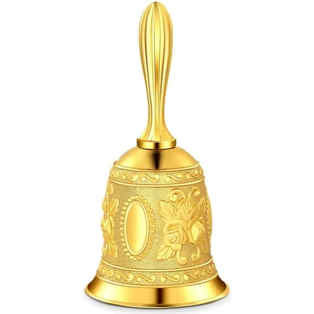 Hand Bell, Metal Call Bell Alarm Hand Held Service Call Bell Desktop ...