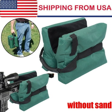 Large SHOOTING BAGS SET Front & Rear Bags Gun Rest Range Rifle Target ...