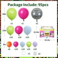 80s 90s Disco Party Decorations, Disco KKS1 Balloon Garland Arch Kit ...