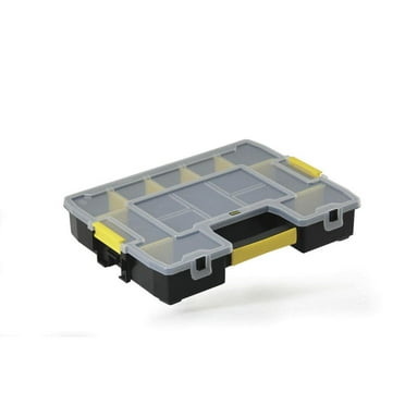 STANLEY Adjustable Compartment Box, Plastic, Black STST14027 - Walmart.com