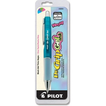 Pilot Dr. Grip Gel Ink Retractable Rolling Ball Pen, Fine Point ...
