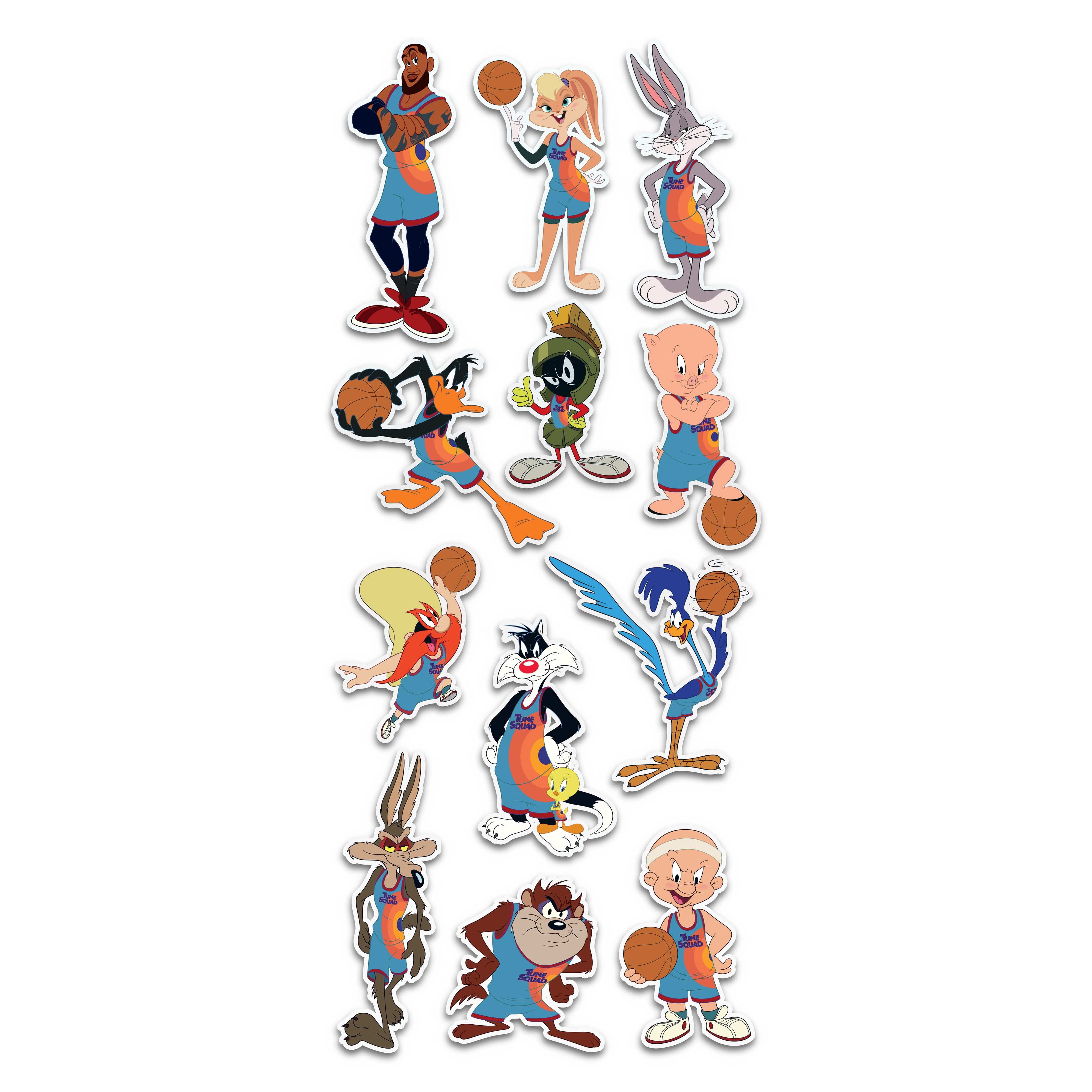 Elektroplate Space Jam - Multi Character Decal - Walmart.com