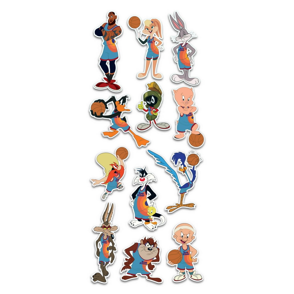 Elektroplate Space Jam - Multi Character Decal - Walmart.com - Walmart.com