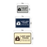Signs ByLITA Classic Framed Lost and Found Report Lost Items at the ...