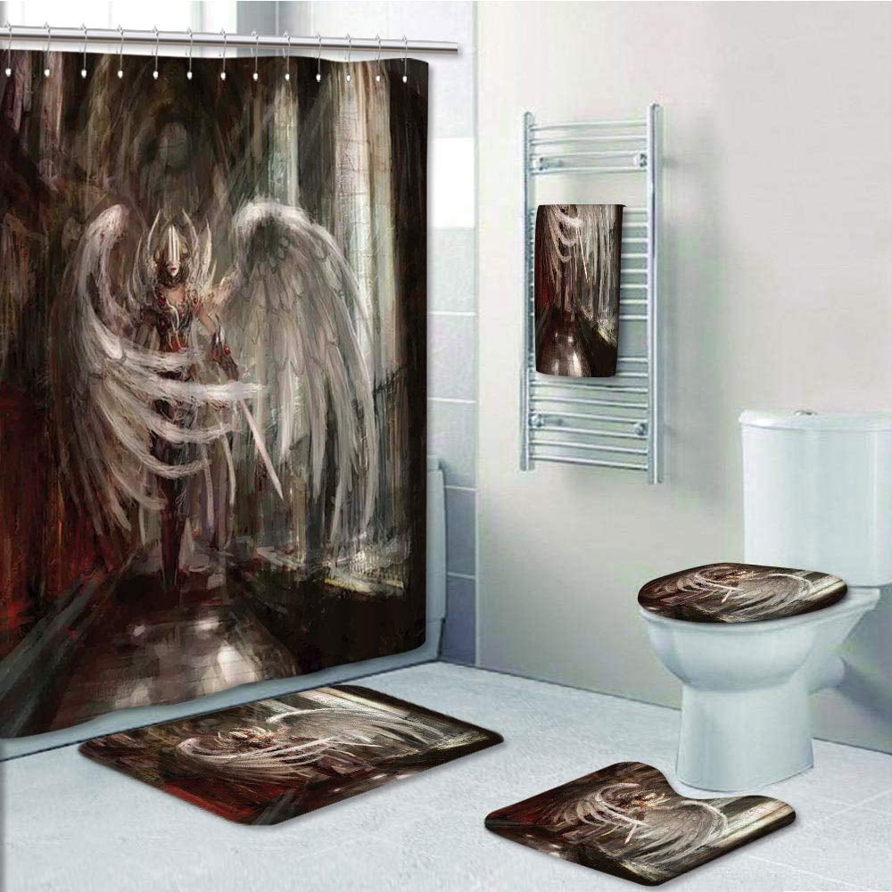 PRTAU Cyborg Angel Girl Warrior with Sword in Gothic Ancient Historical ...