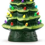12" Nostalgic Ceramic Tree - Green - Walmart.com