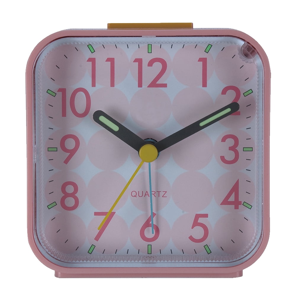 Candy color small alarm clock fashion silent alarm clock desk clock ...