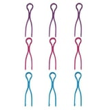 60 Pieces Colorful Bobbin Thread Holders Thread Clips Sewing Machine ...