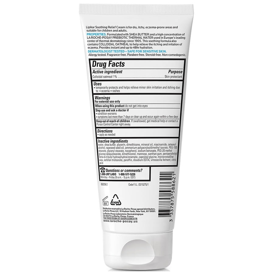 Buy La Roche-Posay Lipikar Eczema Soothing Relief Cream with Shea ...