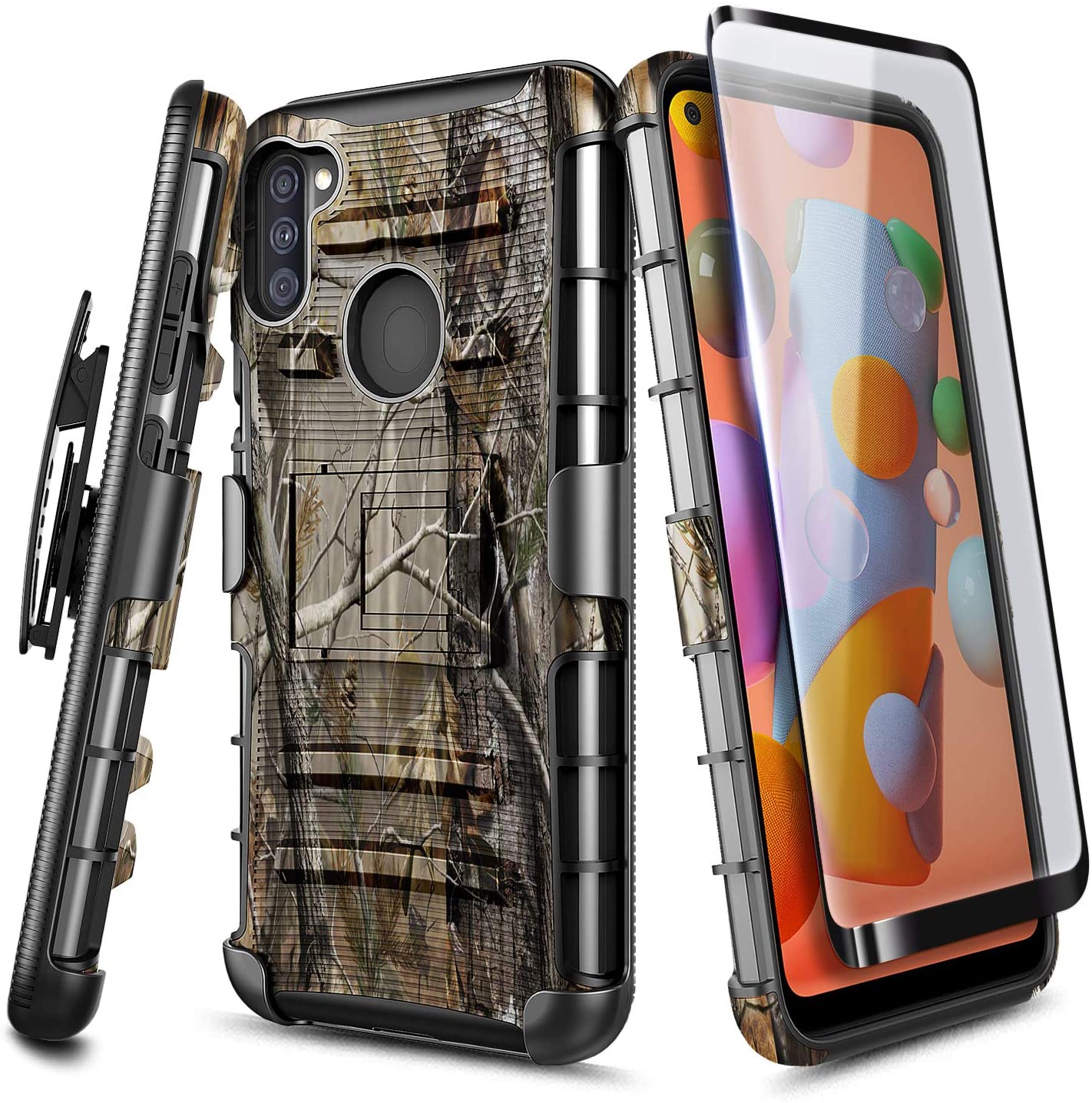 Nagebee Case for Samsung Galaxy A11 with Tempered Glass Screen ...