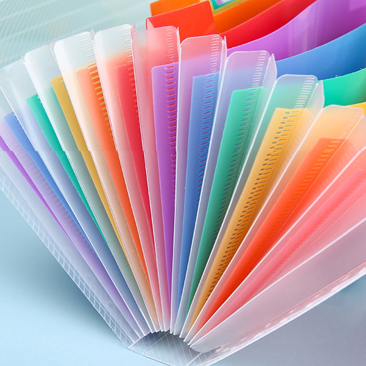 Tzrofpl Accor dion Folder 13 Pockets Small Acco rdion File Organizer ...