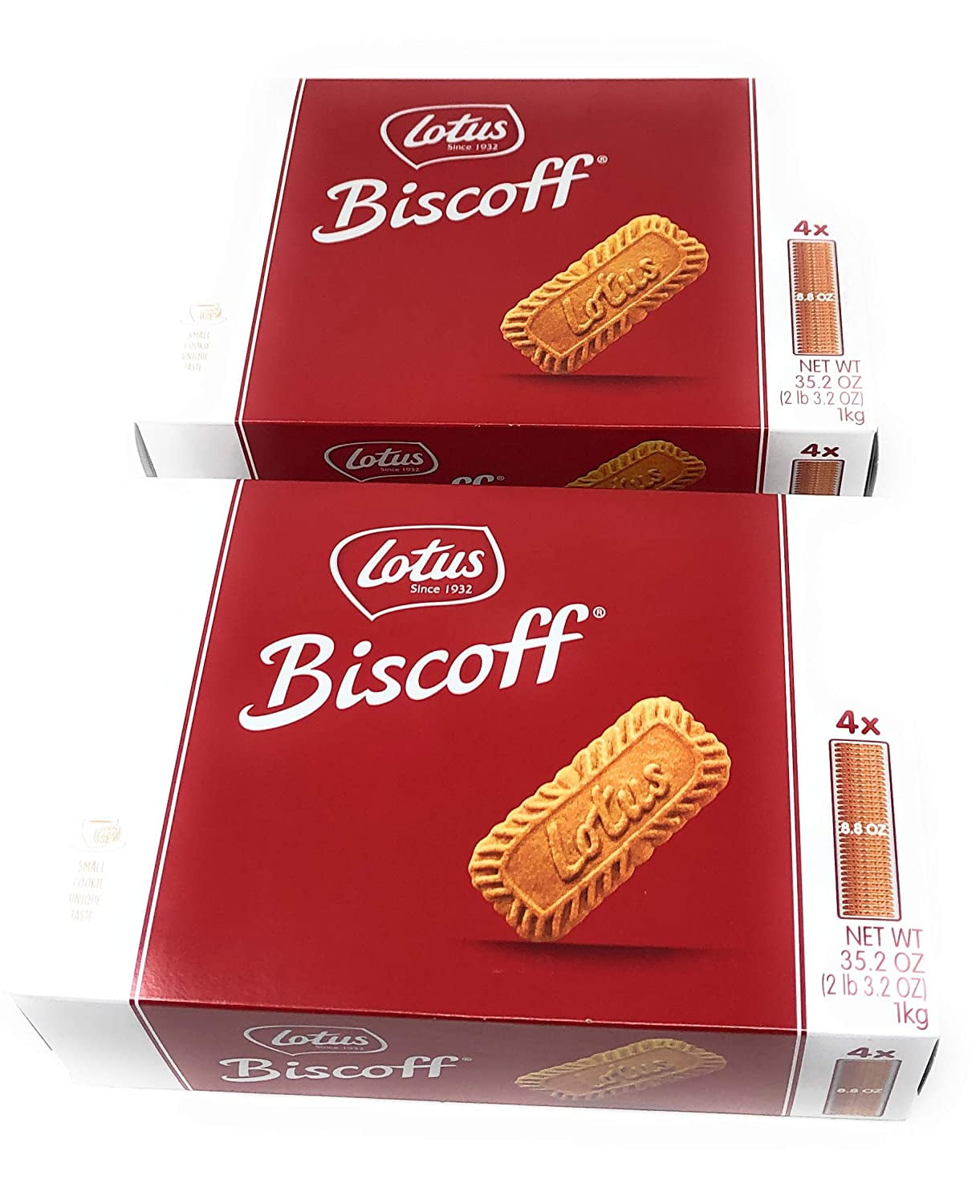 Lotus Biscoff Cookies 2 Boxes (4 Packets per Box) - Walmart.com