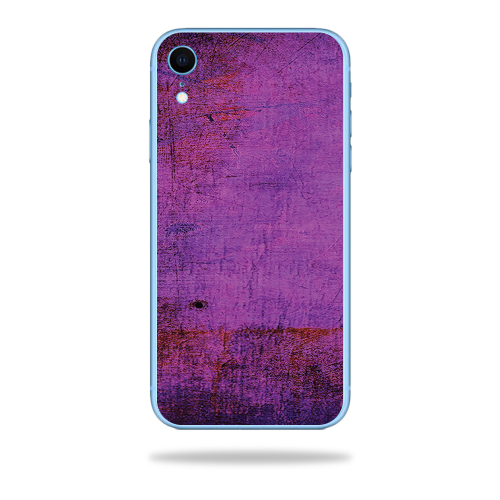 Skin Decal Wrap Compatible With Apple iPhone XR Sticker Design Purple ...