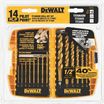 DEWALT DW1354 14-Piece Titanium Pilot Point Drill Bit Set - Walmart.com