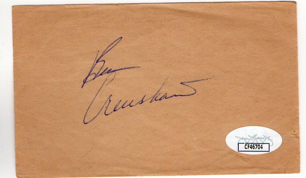 Ben Crenshaw Signed Autographed Cut Signature PGA Golf Legend JSA ...