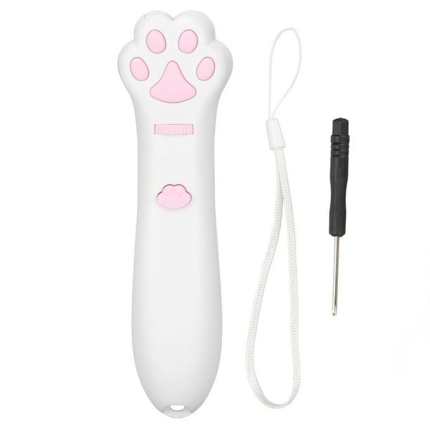 Interactive Cat Toy Teaser Wand Cat Paw Pattern Battery Powered ...