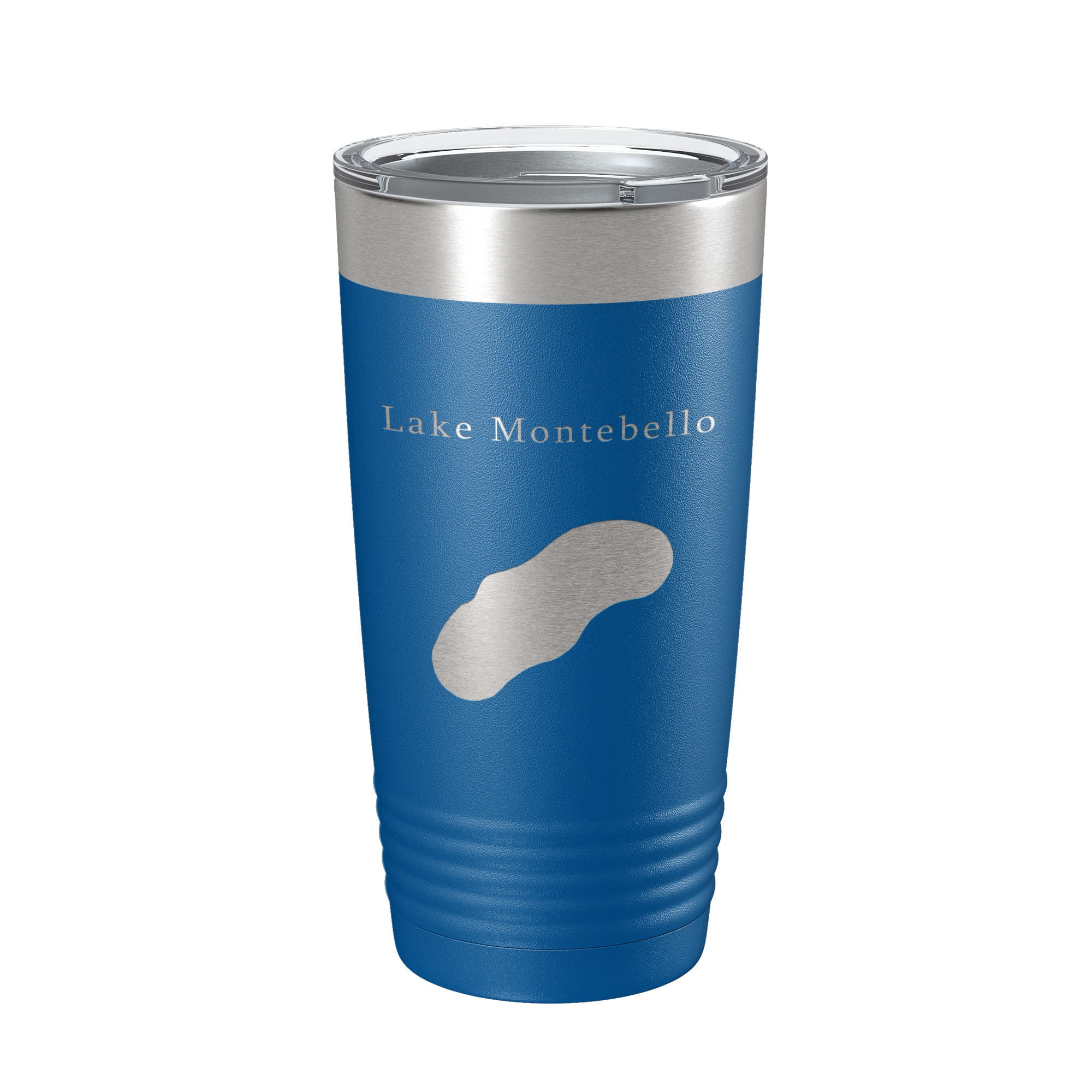 Lake Montebello Map Tumbler Travel Mug Insulated Laser Engraved Coffee ...