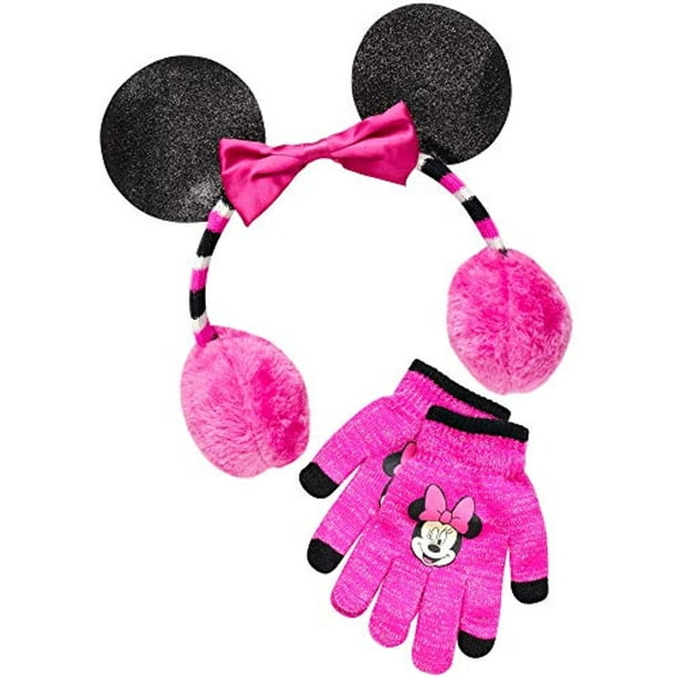 Disney Kids Winter Earmuff, Kids Gloves or Toddlers Mittens, Minnie ...