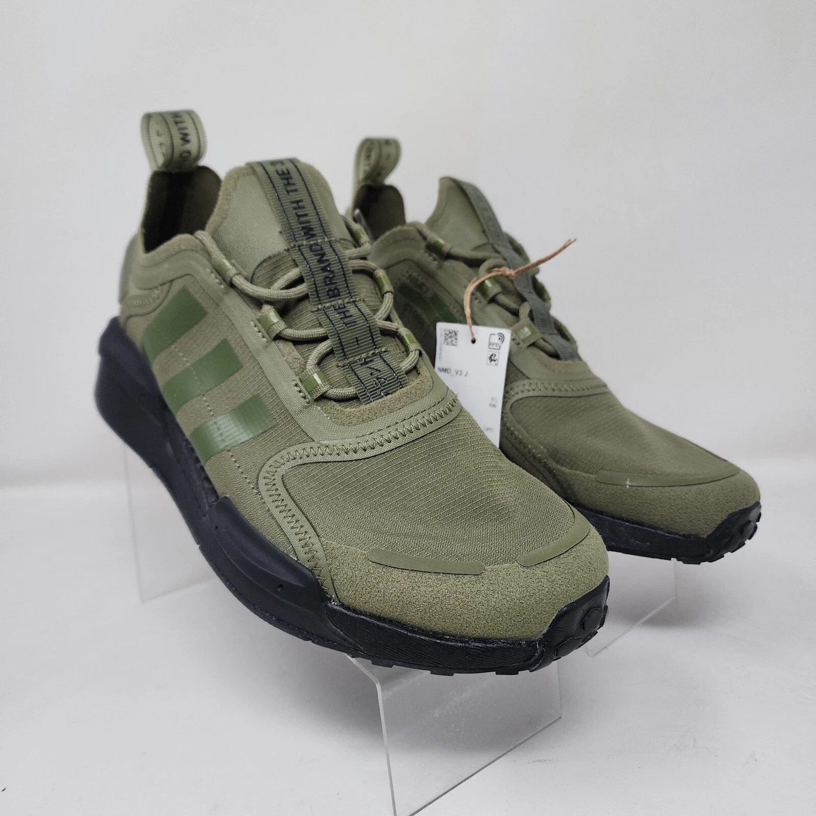 Adi - das NMD Running Shoes Mens 7 Military Green Gym Active Sneakers ...