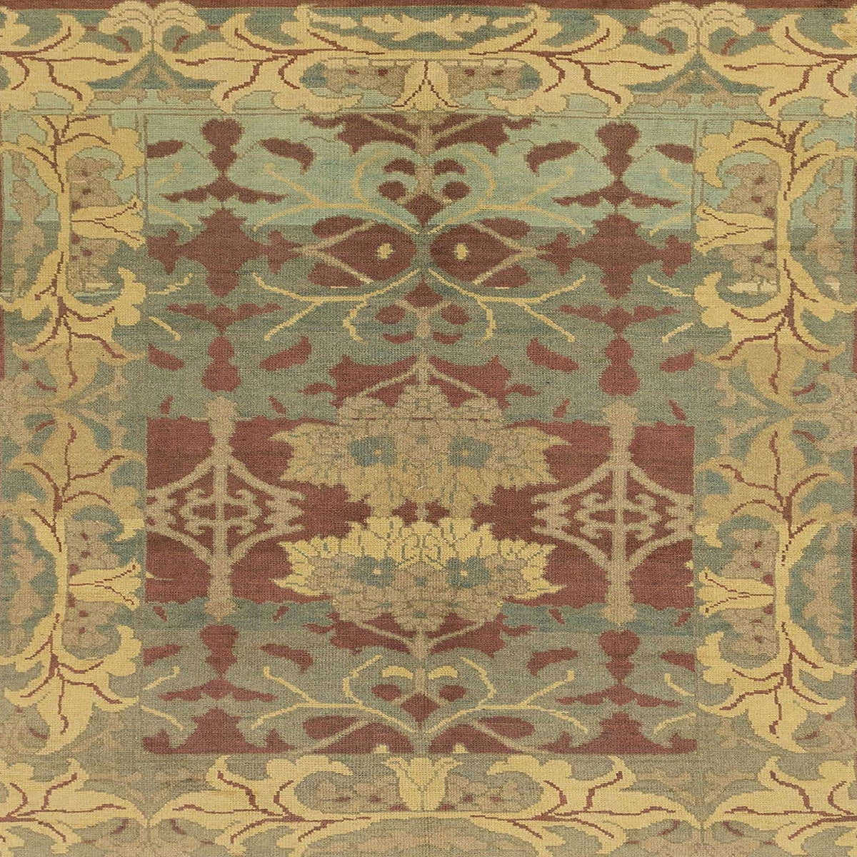 Ahgly Company Indoor Square Abstract Light Brown Oriental Area Rugs, 3 ...