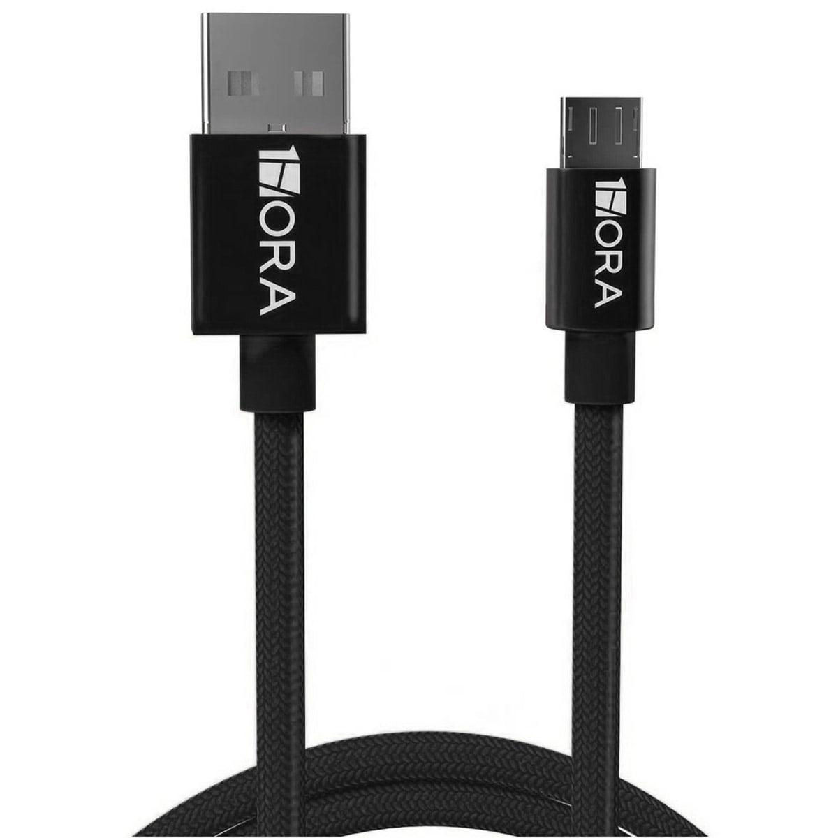 Cable de Carga y Datos V8 Micro USB 1Hora Tela 1m Negro | Bodega Aurrera en línea