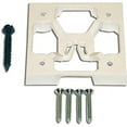 17004 Quick-Mount 4" Porch Post Fastener, PVC Deck Base, Ground ...