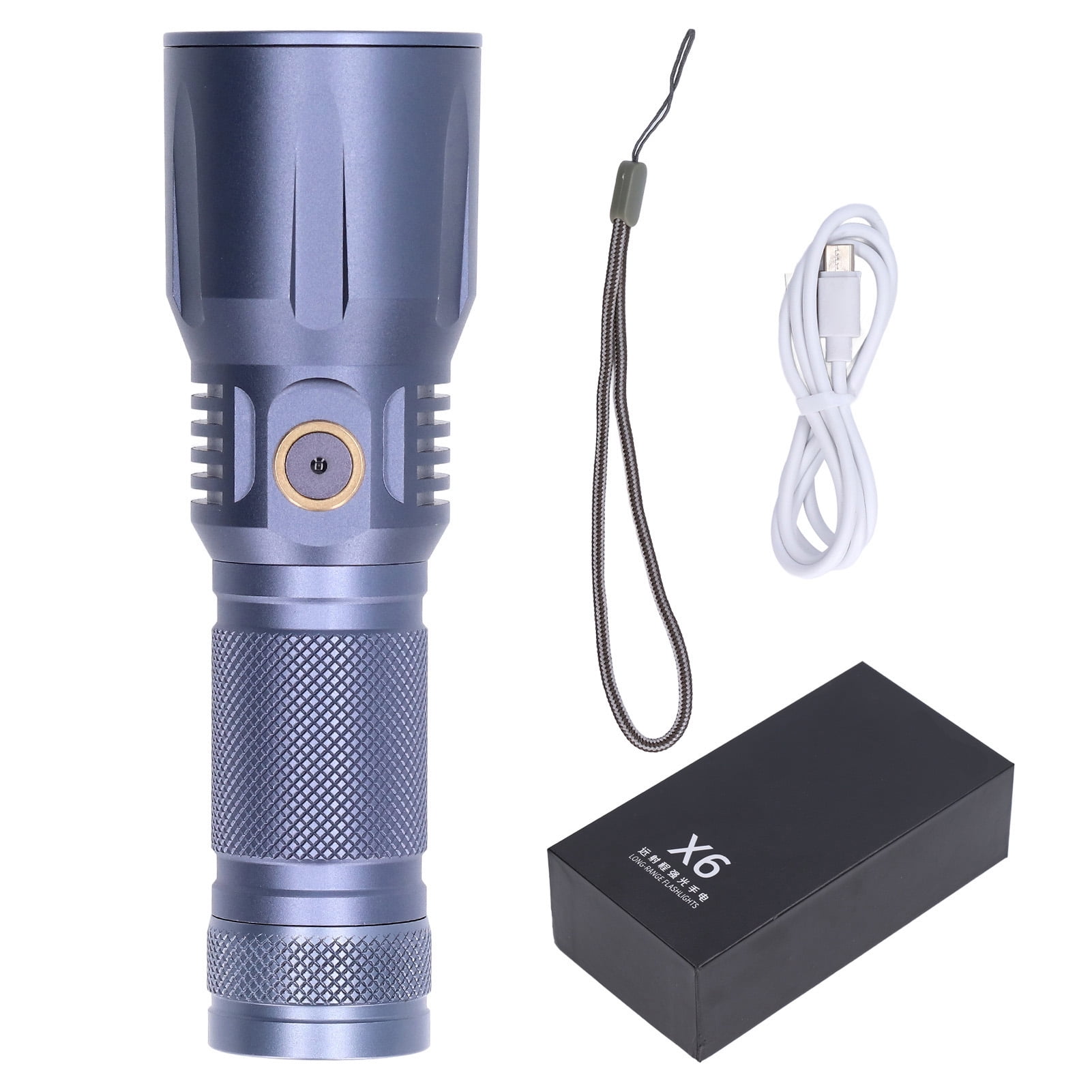 Linterna de tiro largo, linterna de tiro largo SST40 Linterna de largo ...