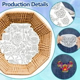 4 Sheets Geometric Abstract Animals Water Soluble Hand Sewing ...