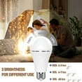 IYFFDFE-LITE Emergency Rechargeable Light Bulbs A19, Light Up to 48 hrs ...