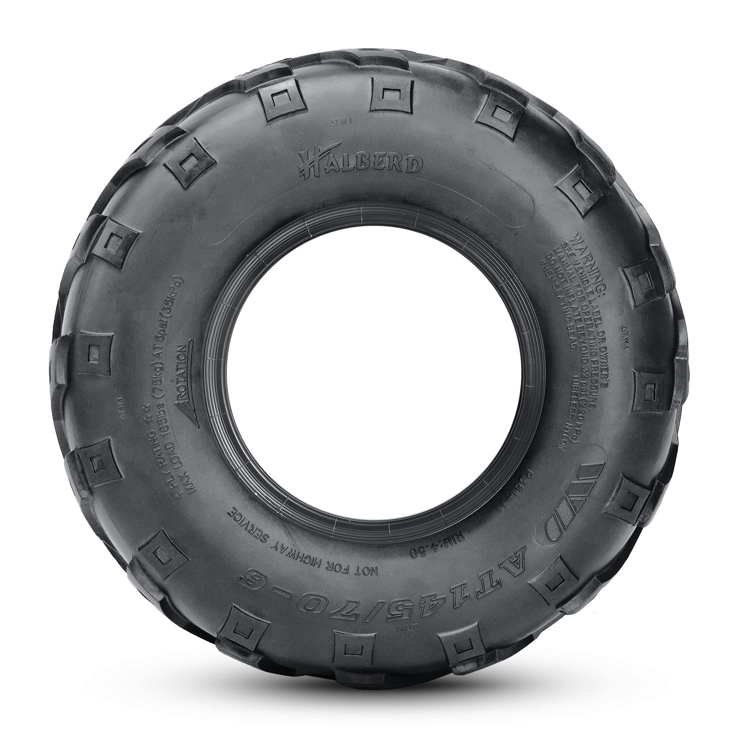 HALBERD 145/70-6 145 70-6 ATV Tires 4PR Go Kart Street Mini Bike Off-road Tires - Walmart.com