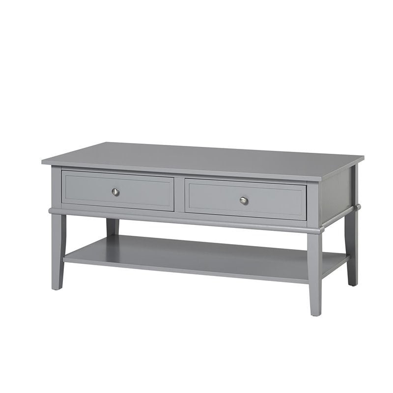Ameriwood Home Franklin Coffee Table in Gray - Walmart.com