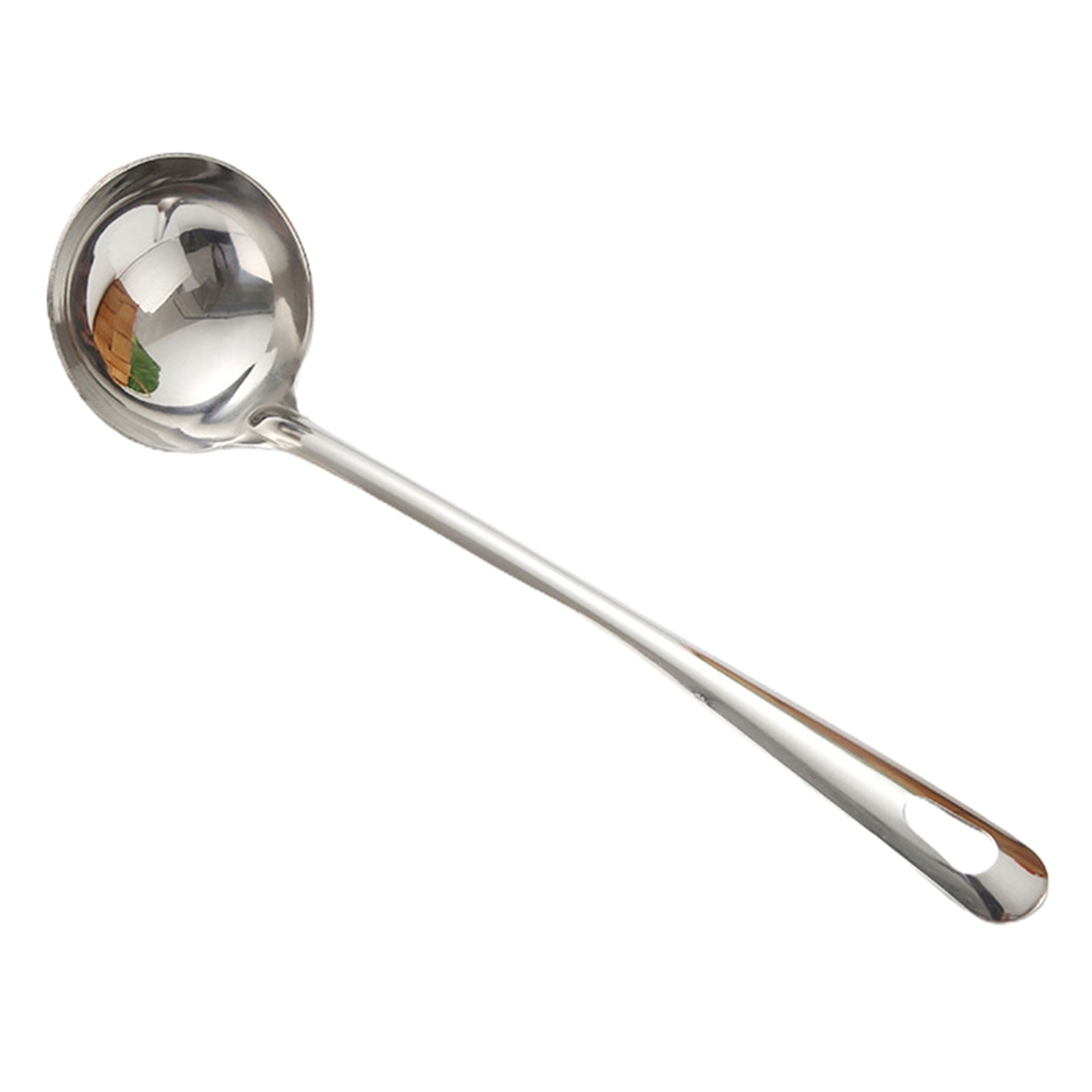 Mightlink Colander Soup Spoon Anti-scalding Long Handle Thick Stainless ...