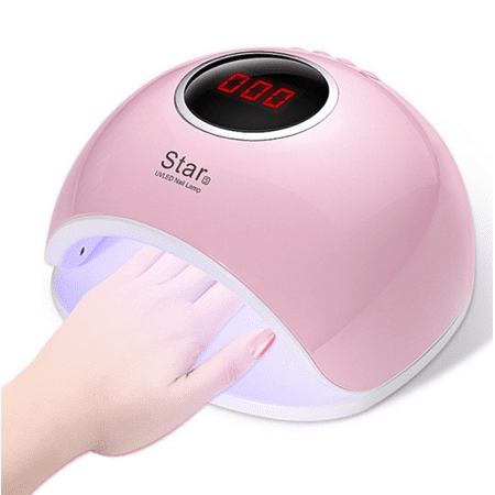 DINOHHI Portable UV LED Nail Dryer Lamp, 72W Professional Nail Dryer ...