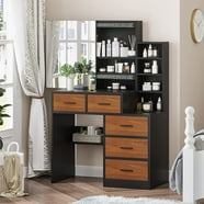 ACME Queen Anne Vanity Set, Cherry - Walmart.com