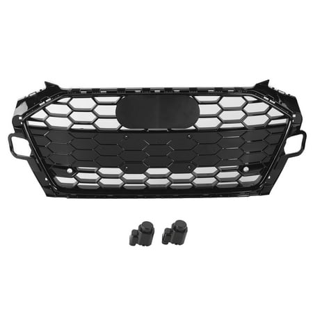 Front Grill Bumper Grille For A4 Front Bumper Grille Grill Black With ...