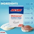 Secure Extra Firm Hold Waterproof Zinc-Free Denture Adhesive Comfort ...