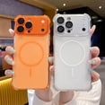 Four Corners Camera Shockproof Acrylic Magnetic Phone Case for iPhone ...