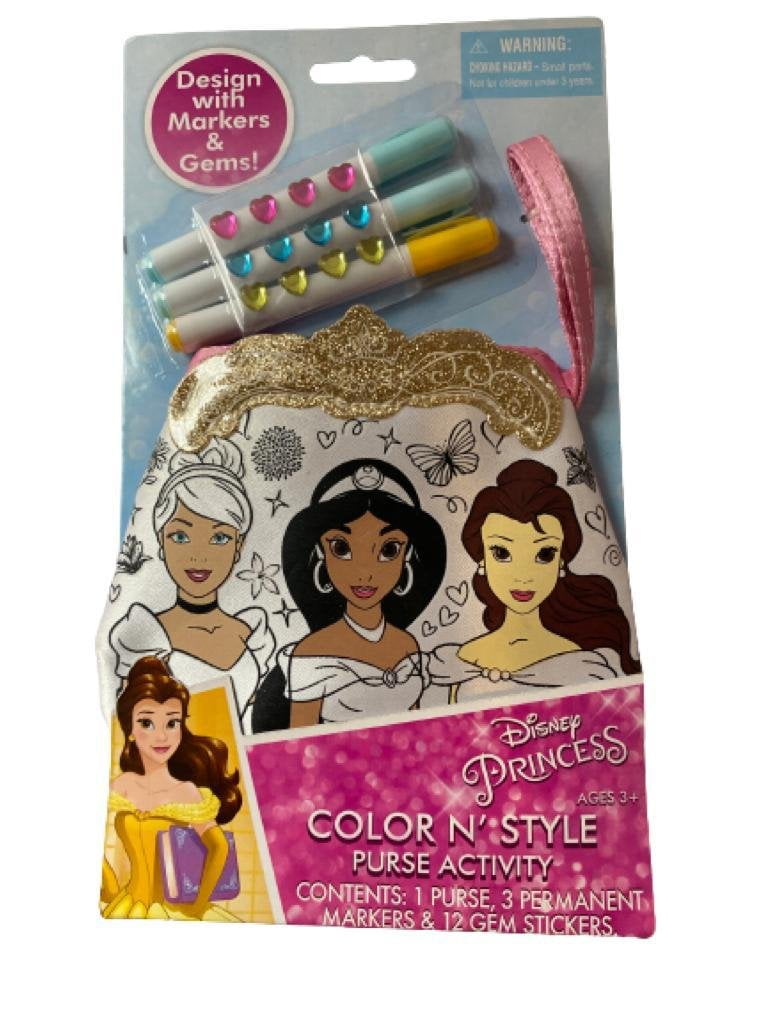 Disney Princess Color N' Style Purse Activity - Walmart.com