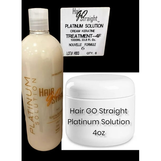 4 oz HAIR GO STRAIGHT PLATINUM SOLUTION KERATIN - Walmart.com
