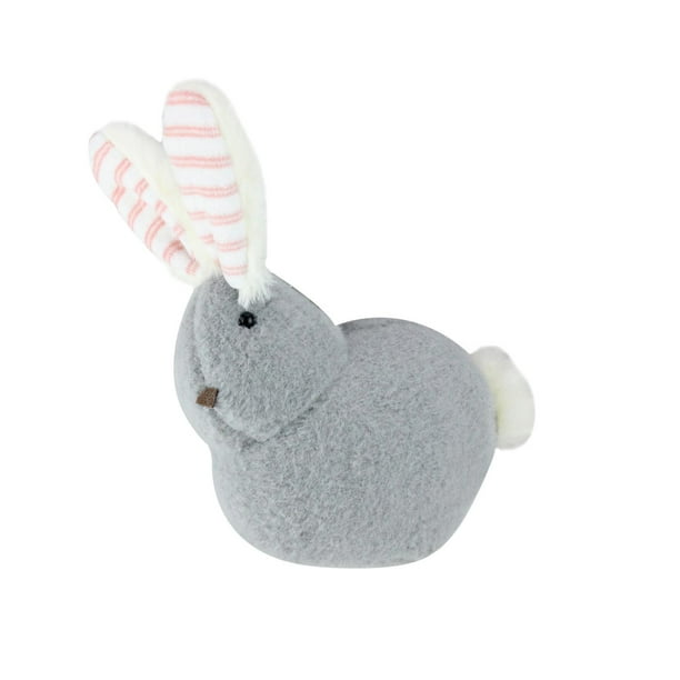 8" Plush Dove Gray Rabbit Easter Spring Figure - Walmart.com