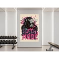 Beast Mode Gorilla Poster Powerful Gym Motivation Fitness Wall Art Size ...