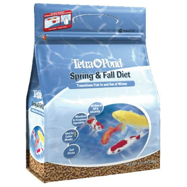 Tetra Pond TP16481 Tetra 16481 Spring and Fall Diet Wheatgerm Fish Food ...