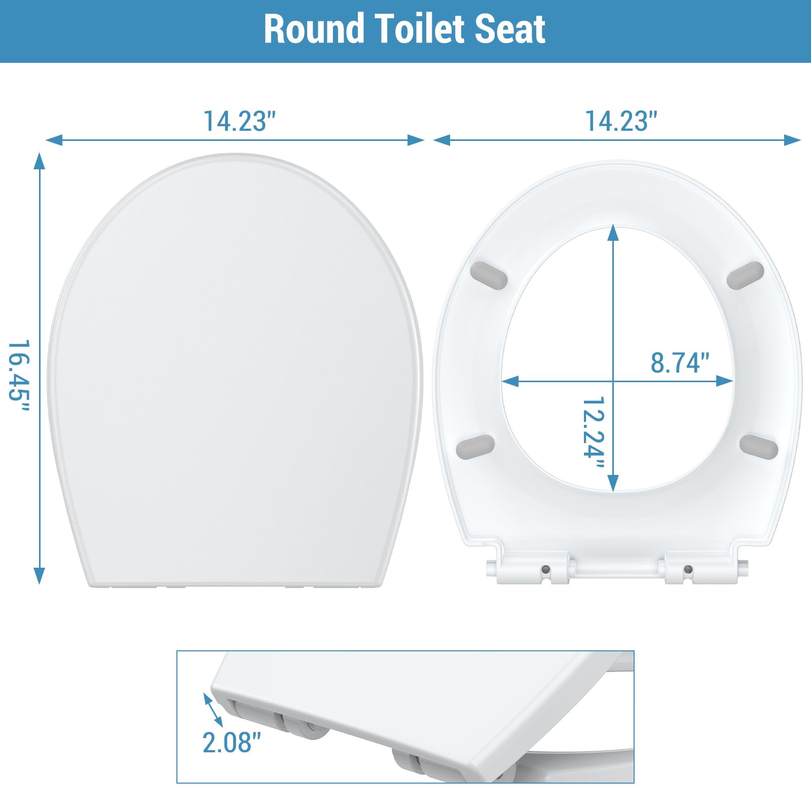 Click here for Tropow Toilet Seat round Toilet Seat With Quiet Cl... prices